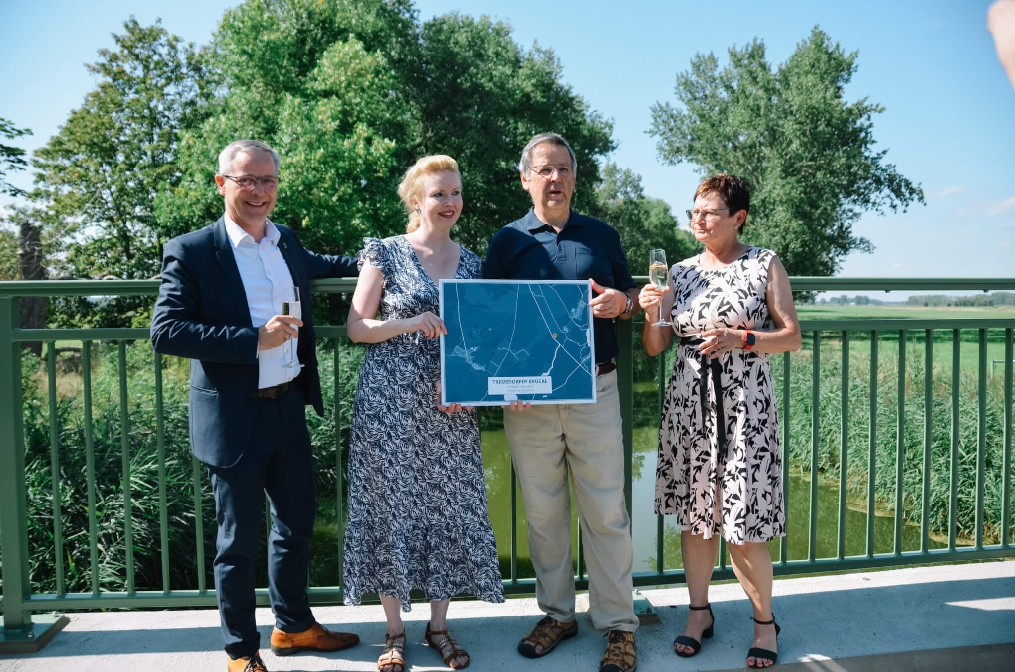 Gröben und Tremsdorf wieder verbunden - Stadt Ludwigsfelde